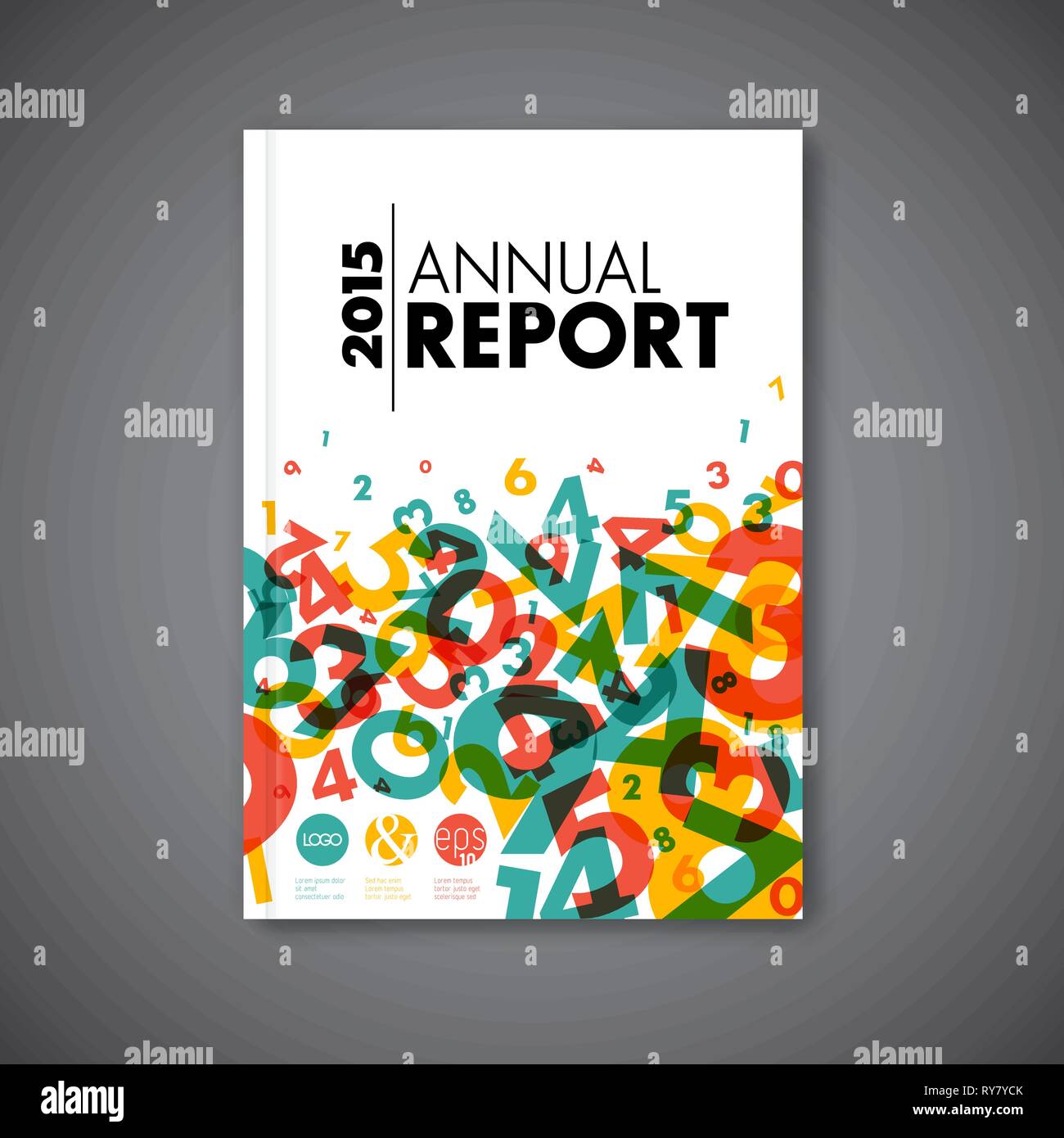 Modern Vector abstract brochure / book / flyer design template ...