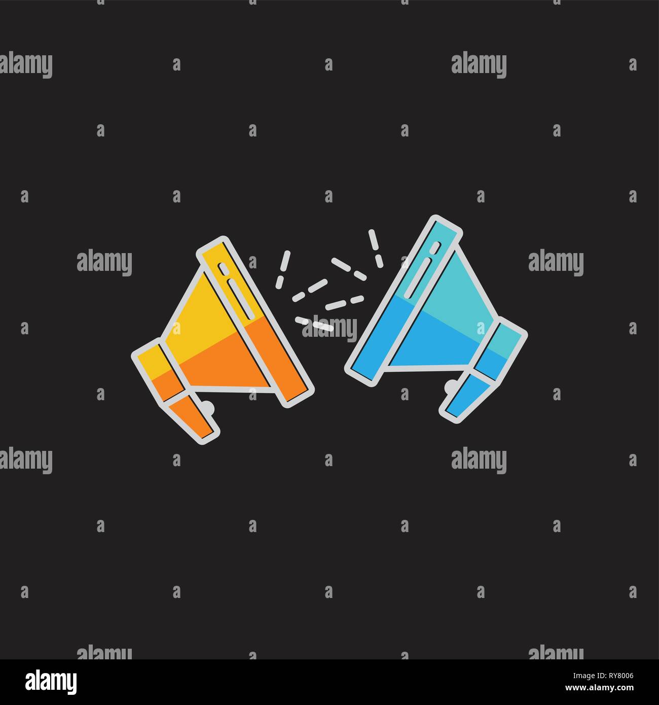 Debate site Stock Vector Images - Alamy