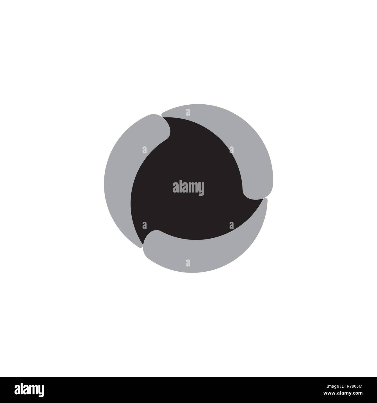 circle rotation arrows global logo vector Stock Vector Image & Art - Alamy