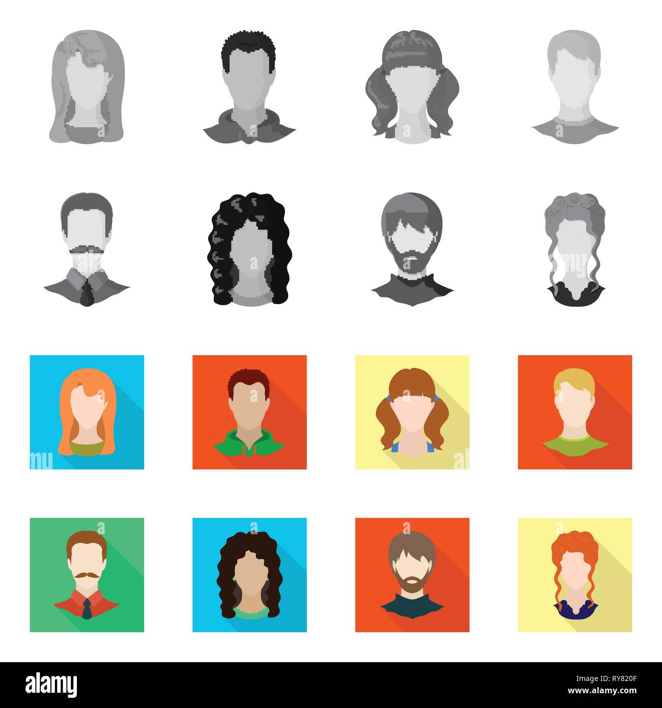 Vector design of professional and photo symbol. Collection of ...