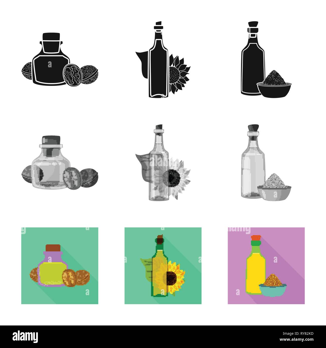 Sesame farm Stock Vector Images - Alamy