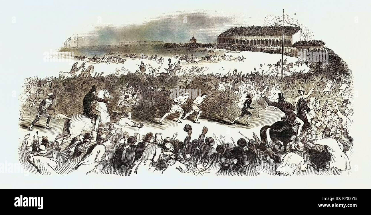 Vintage foot race hi-res stock photography and images - Alamy