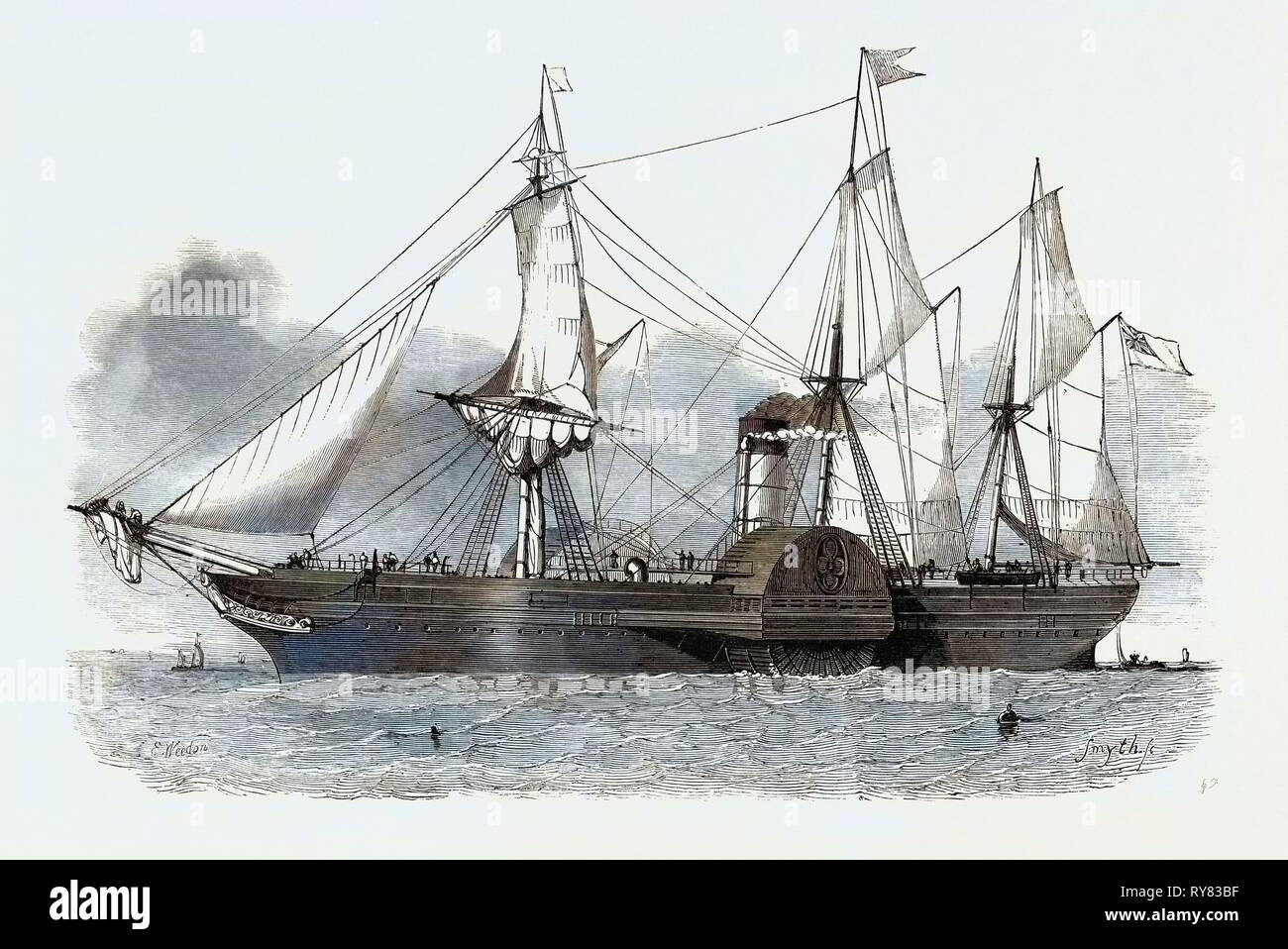 The British Mail Steamship 'Asia Stock Photo - Alamy