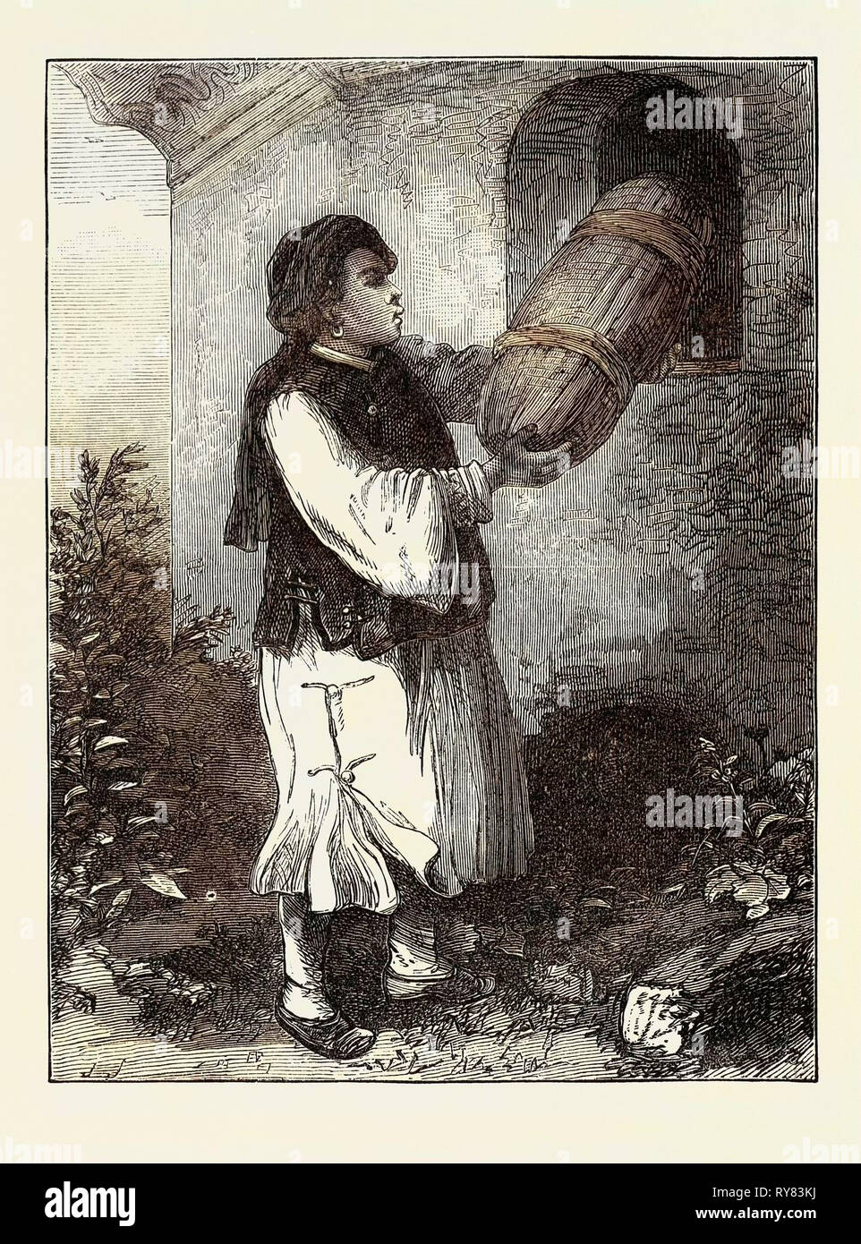 China: Tower for Dead Infants 1873 Stock Photo - Alamy