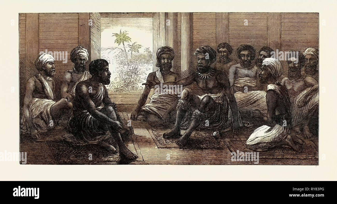 The Fiji Islands: Fiji House of Lords 1873 Stock Photo - Alamy