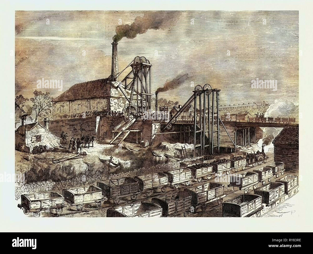 The Staffordshire Colliery Explosion: The Talke Colliery Near Hanley ...