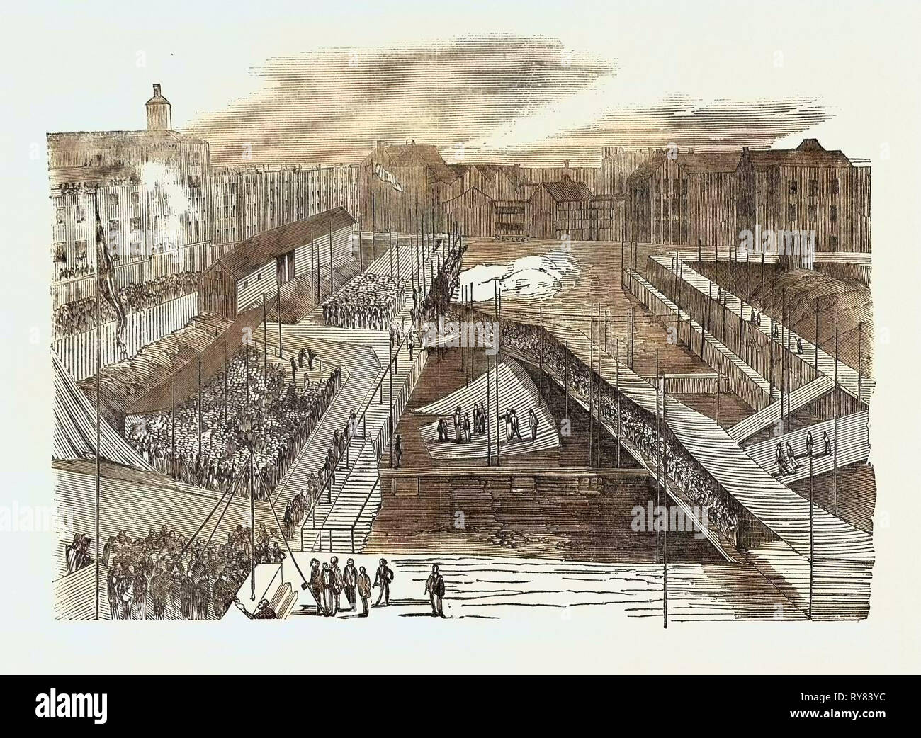 The Prince of Wales Laying the Foundation Stone of Covent Garden ...