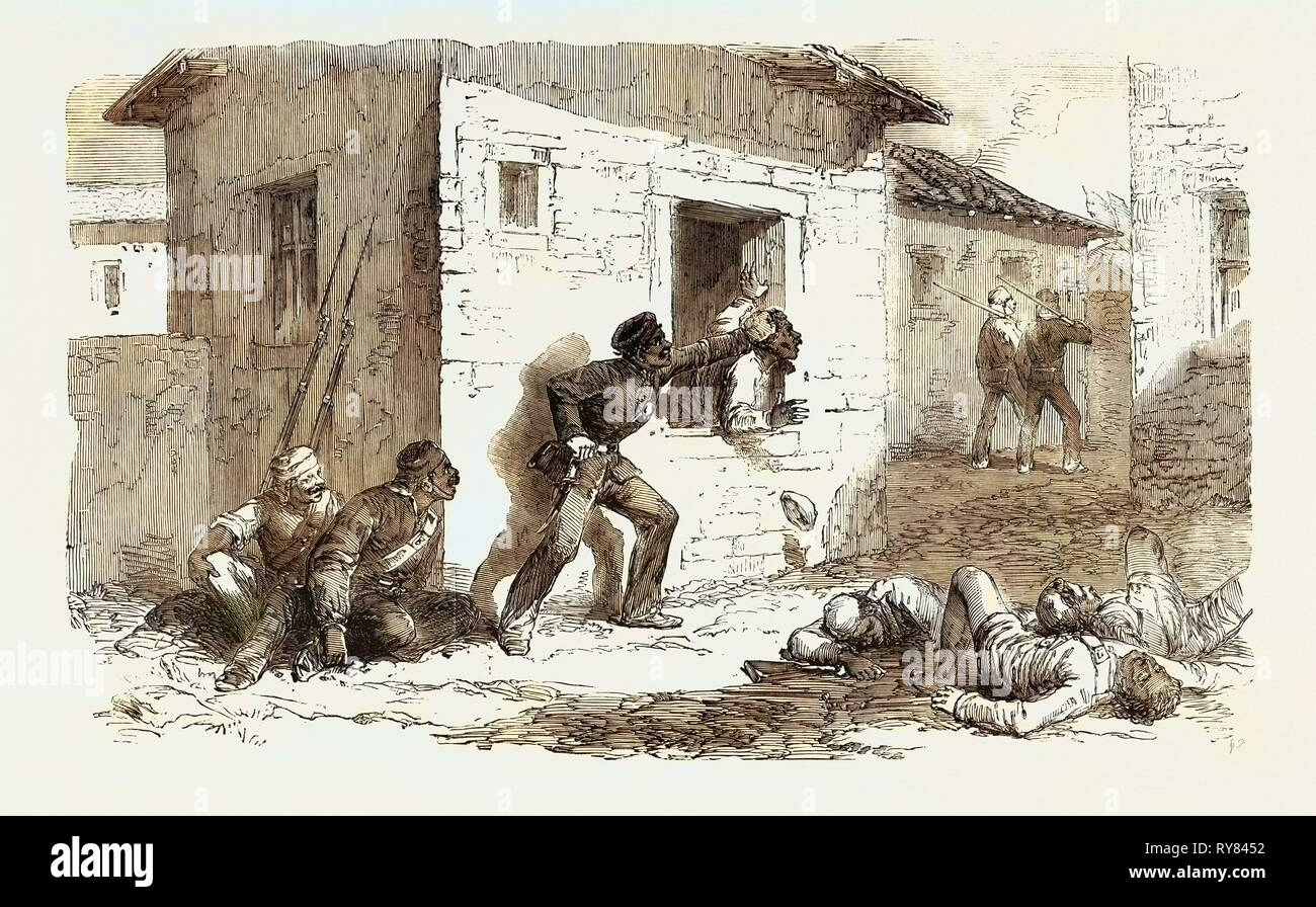 The Mutiny in India: Tragical Adventure in the Subseemundee Stock Photo ...