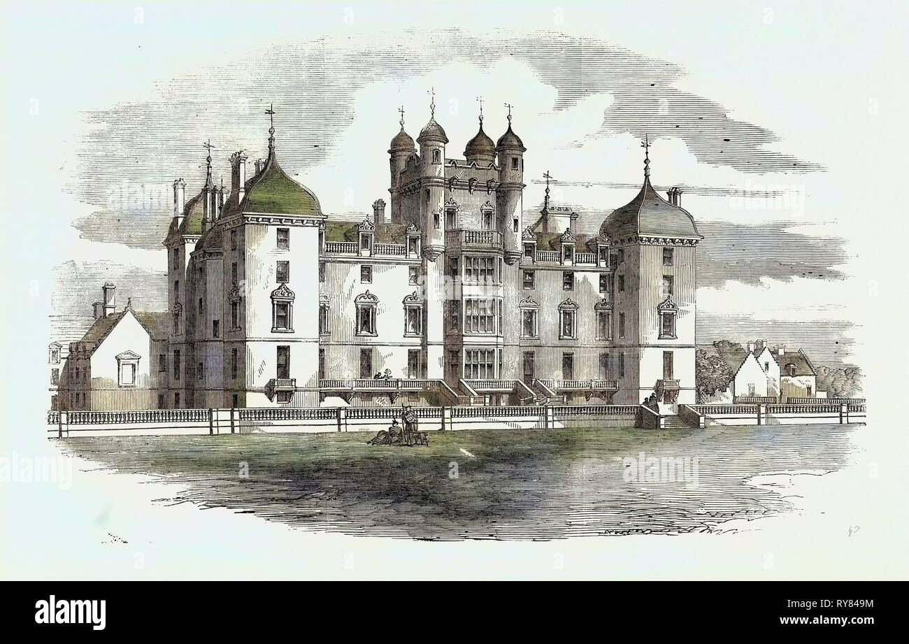 Panmure in Angus the Seat of the Right Hon. Lord Panmure Stock Photo ...