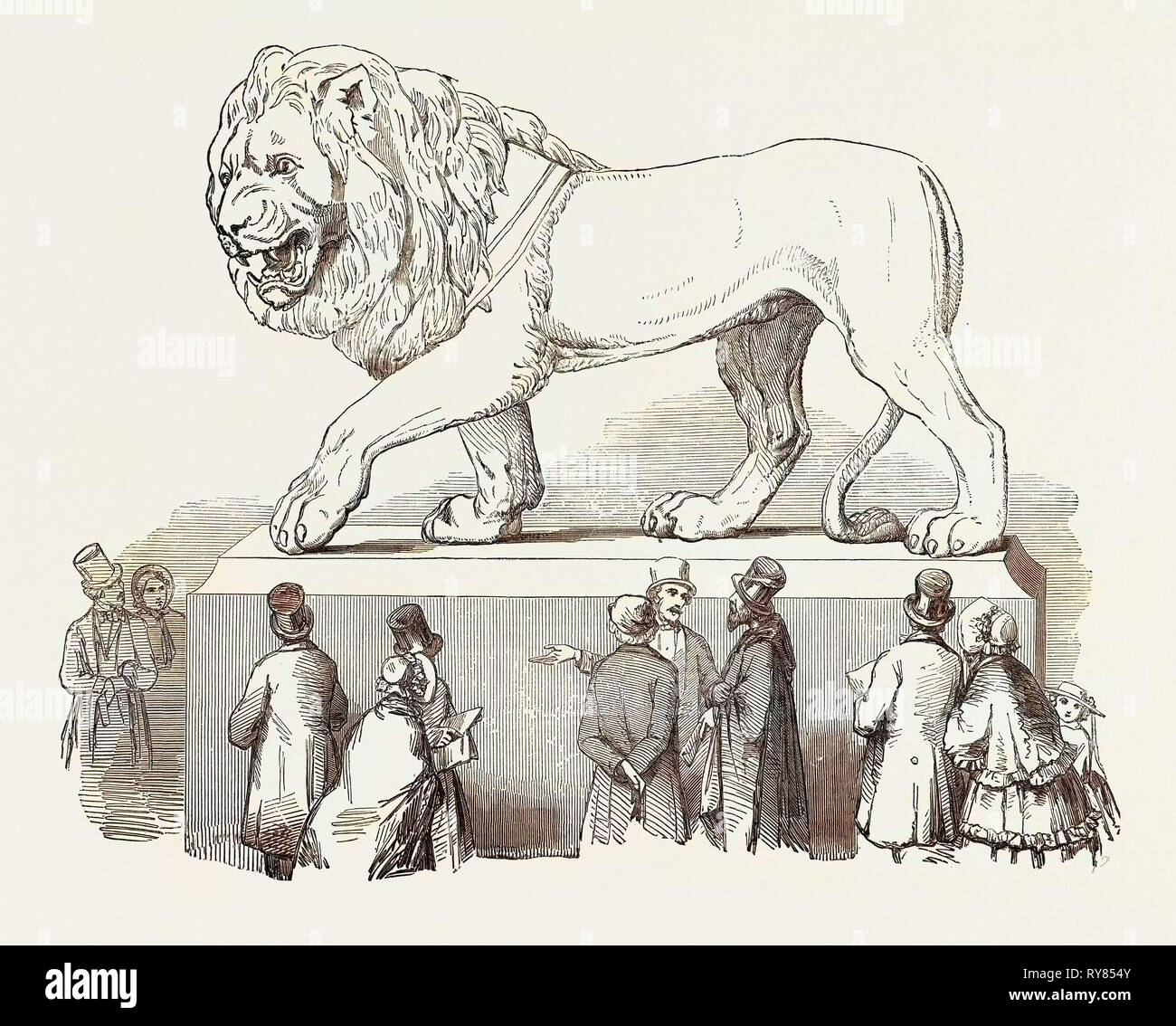 Colossal Bavarian Lion, the Great Exhibition Stock Photo - Alamy