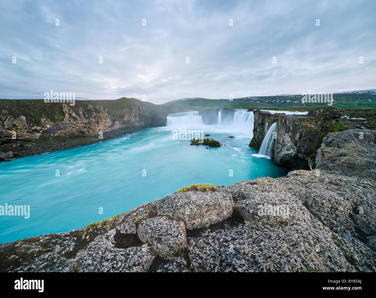 Icelandic godafoss waterfall hi-res stock photography and images - Alamy