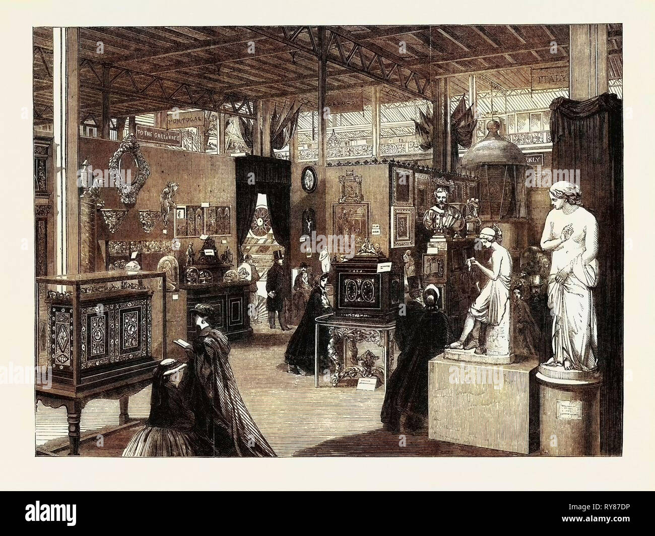 London international exhibition 1862 hi-res stock photography and ...