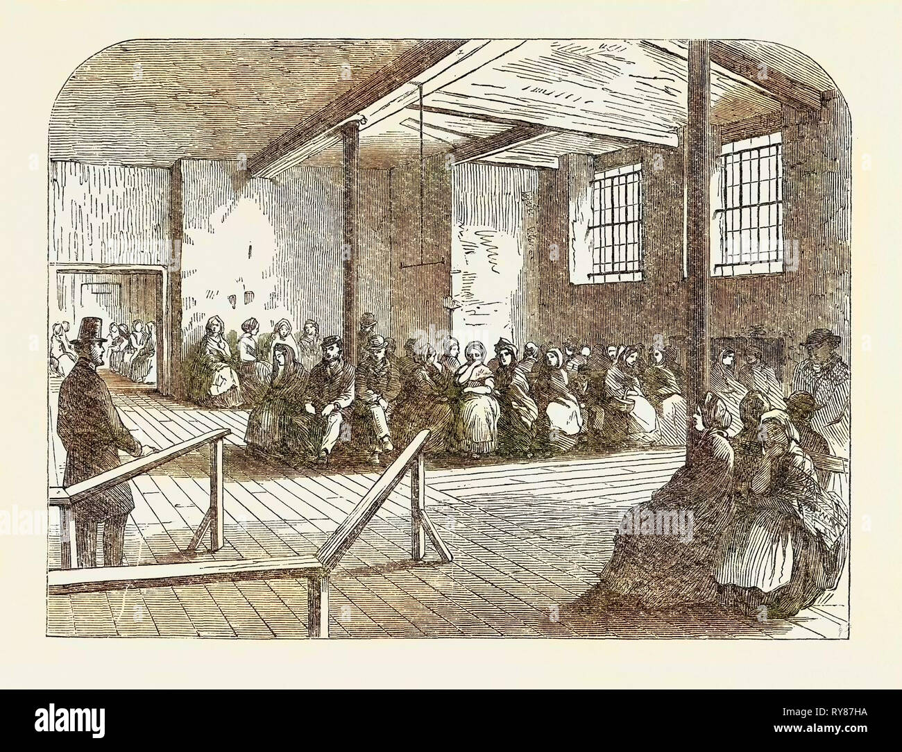 The Cotton Famine: Waiting Room at the District Provident Institution ...