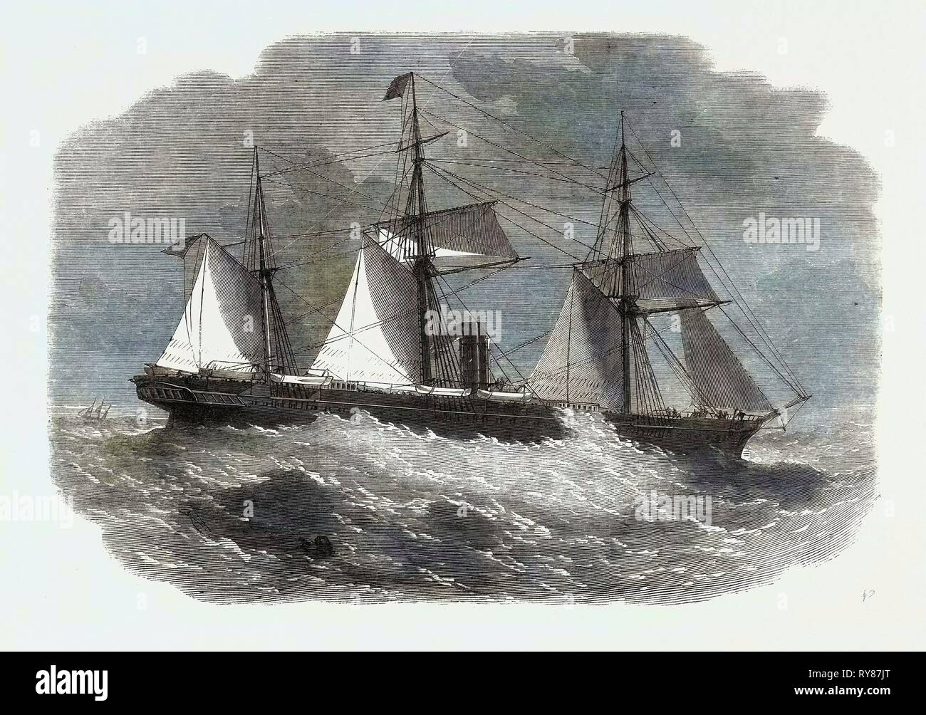 The Peninsular and Oriental Steam Company's New Ship Poonah 1862 Stock ...