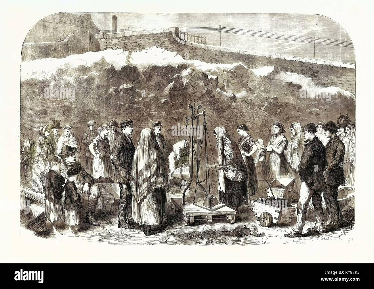 The Cotton Famine: Distributing Coal at the Castle Field Old Coal-Wharf ...