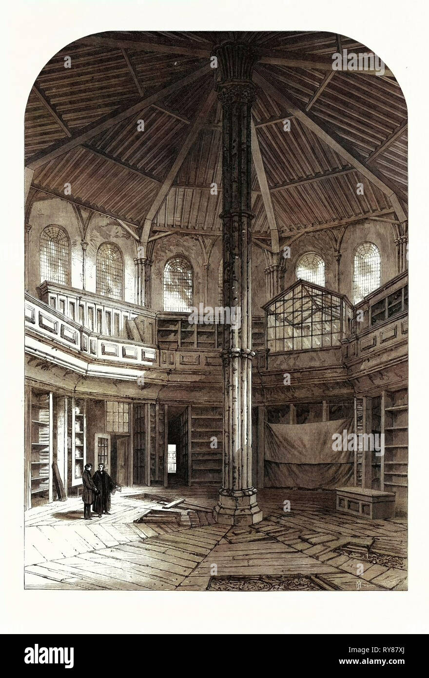 The Chapter House Westminster Abbey London UK 1866 Stock Photo - Alamy