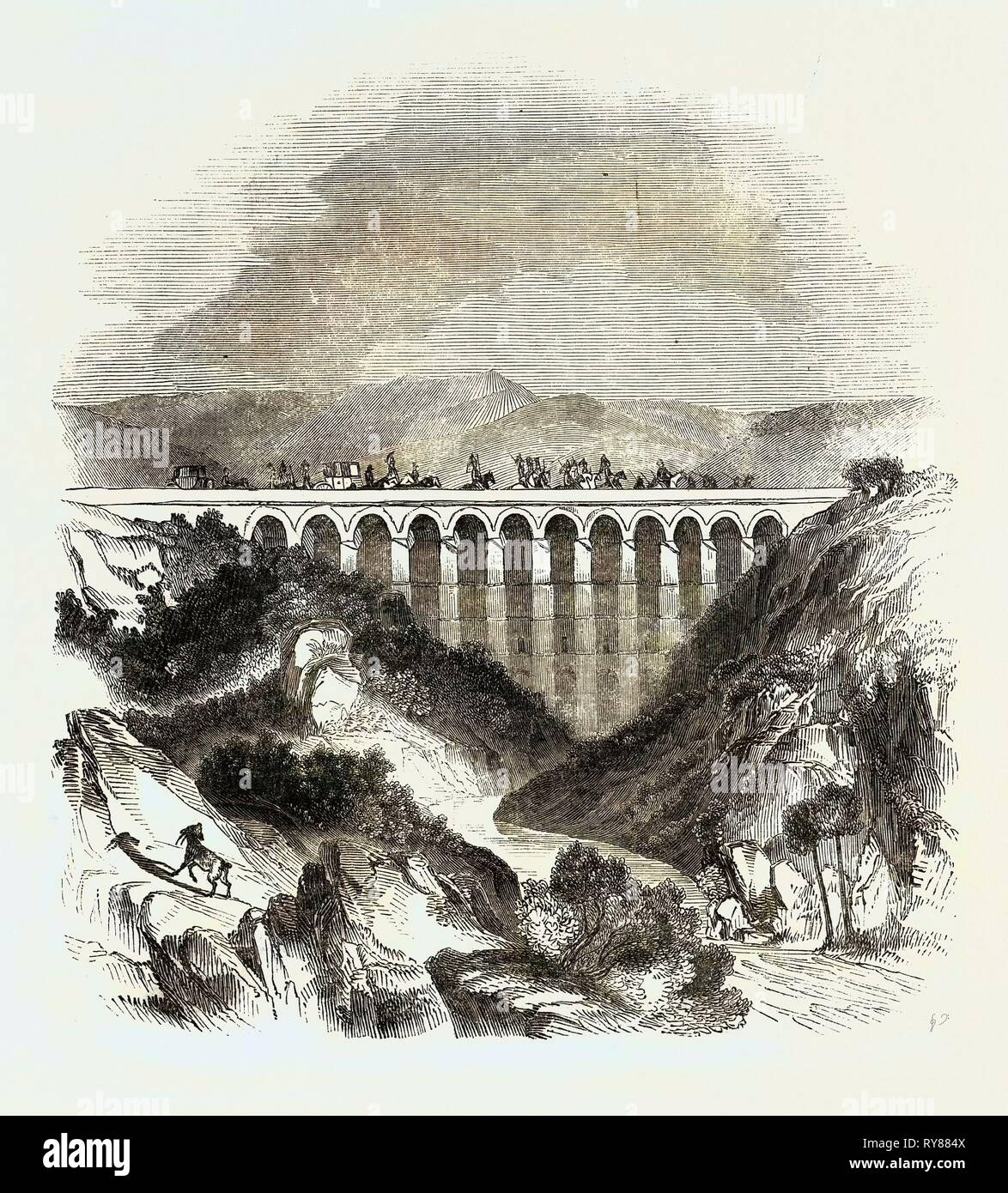 Crossing Hannibal's Bridge Stock Photo - Alamy