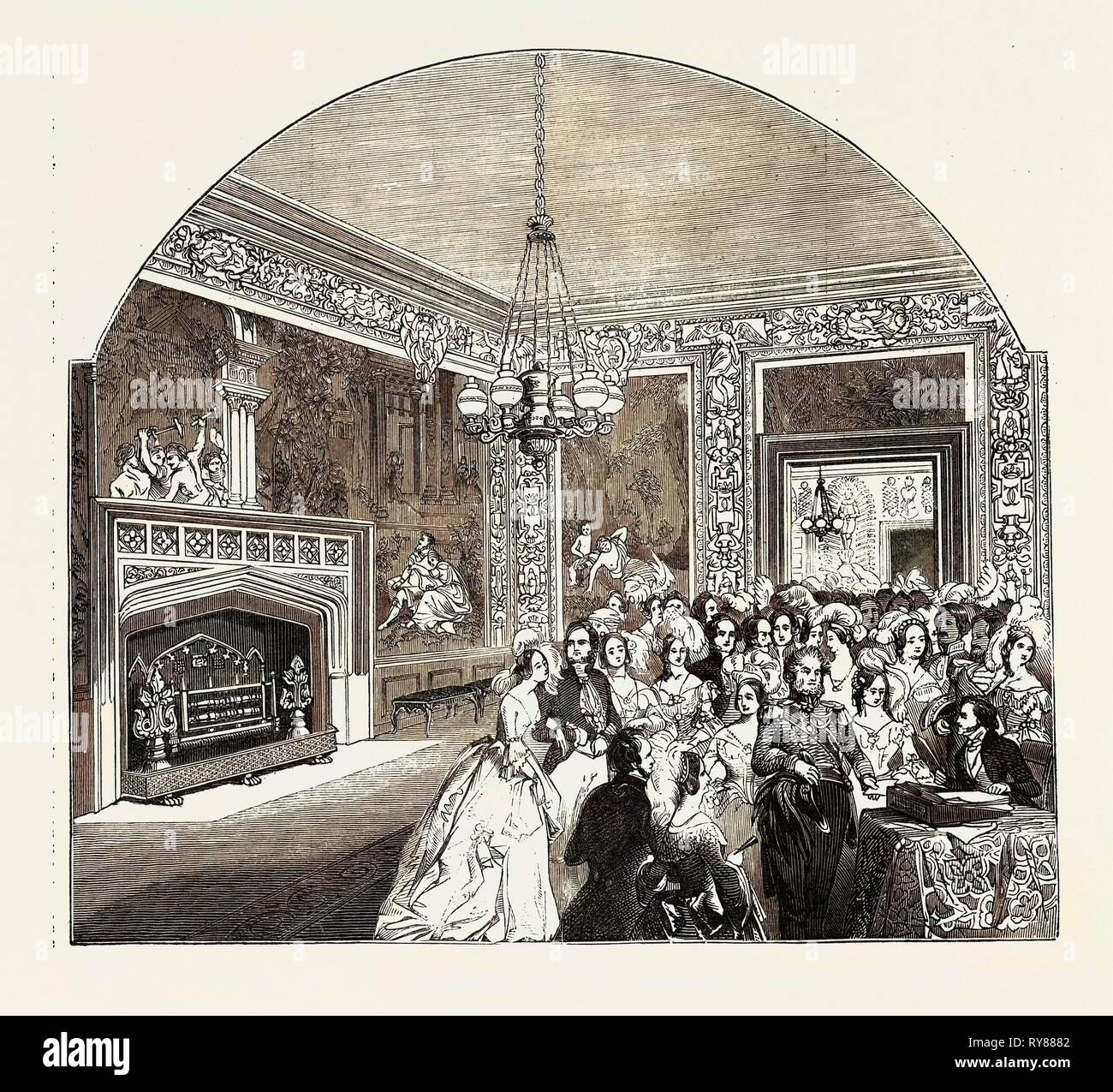 The Tapestry Chamber, St. James's Palace Stock Photo - Alamy