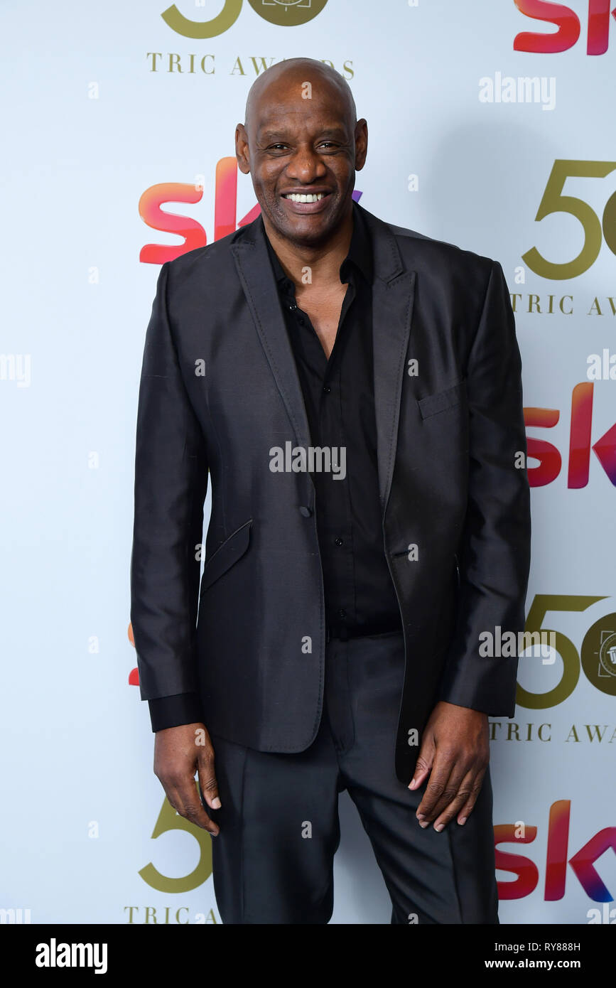 Shaun Wallace attending the TRIC Awards 2019 50th Birthday Celebration ...