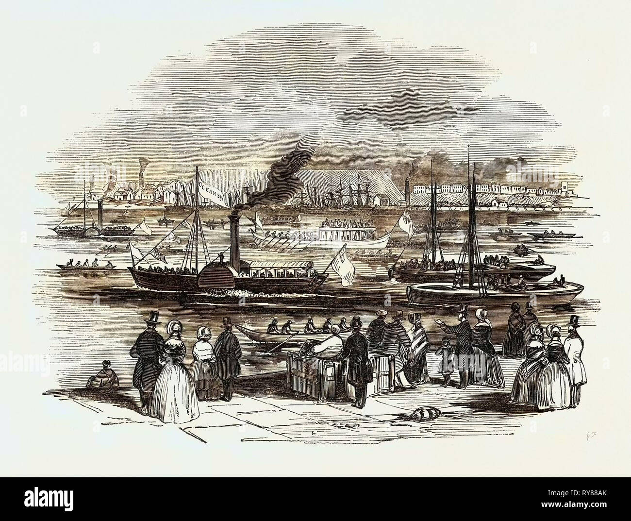 Barge Day on the Tyne, at Newcastle Stock Photo - Alamy
