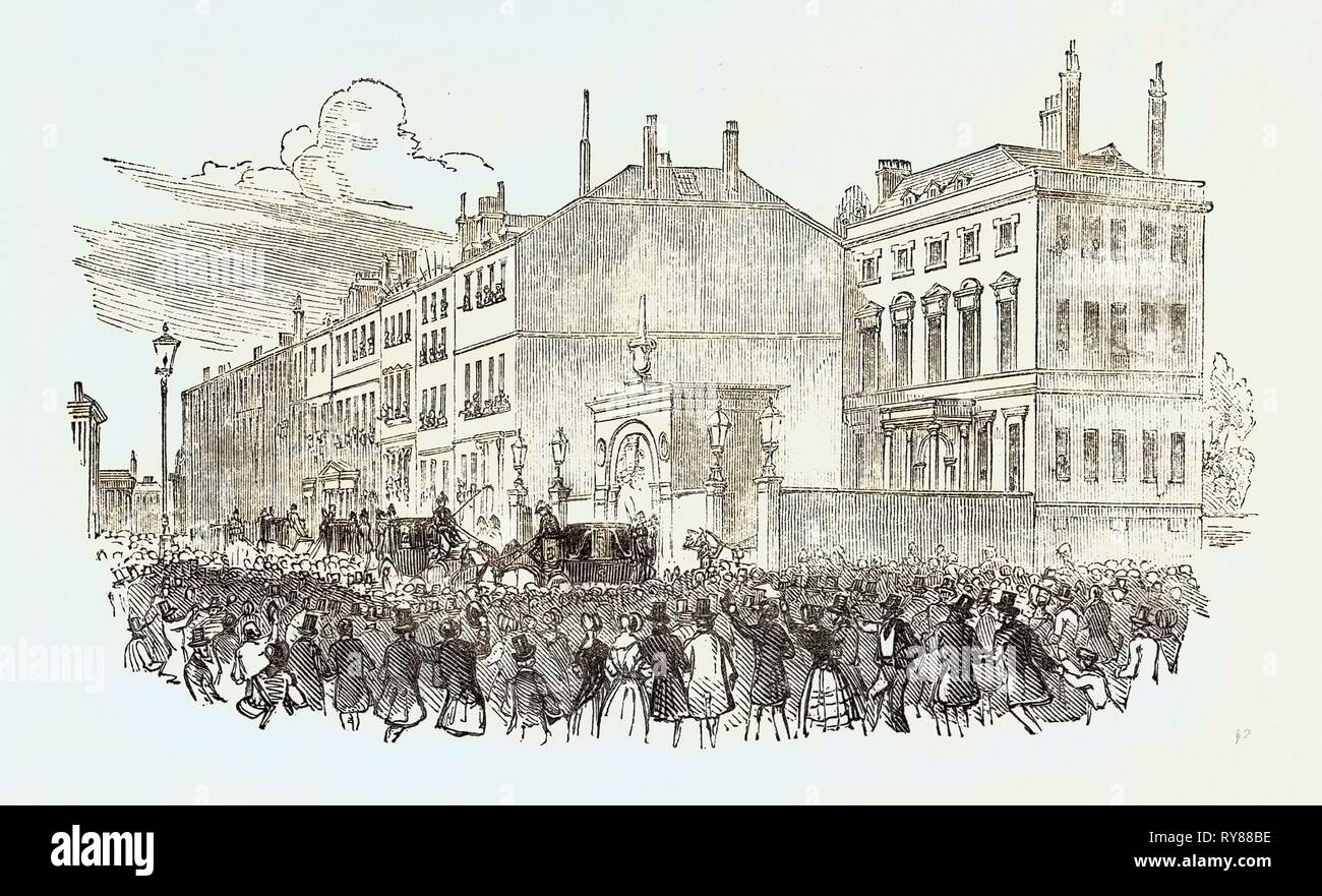 Ashburnham House (the Russian Ambassador's) Dover Street Stock Photo ...