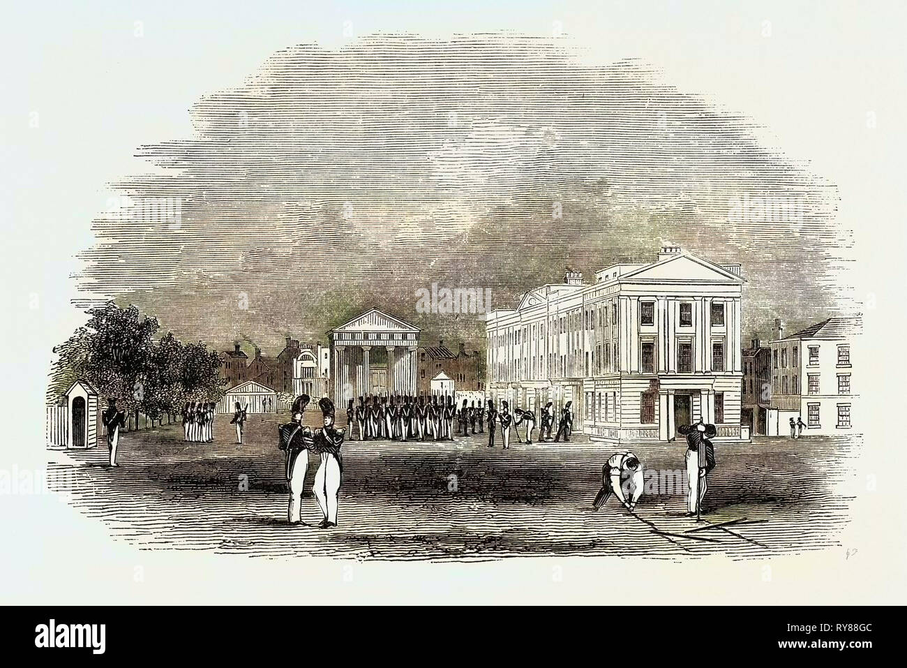 The Wellington Barracks, St. James's Park Stock Photo - Alamy