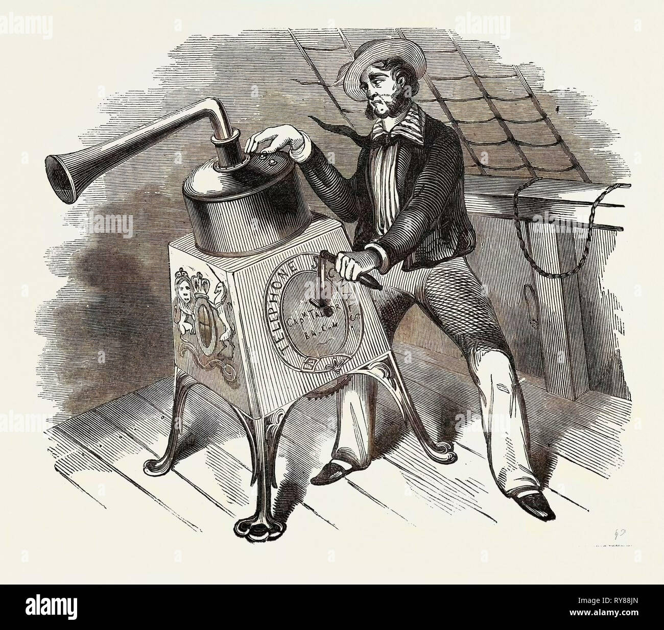History of the telephone hi-res stock photography and images - Alamy