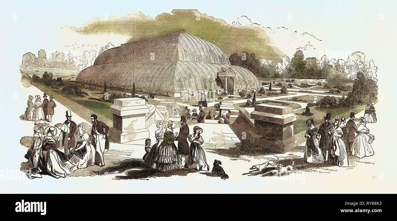 The Great Chatsworth Conservatory: The Exterior, from the Italian ...