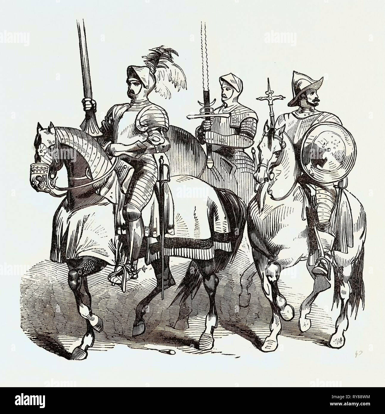 Equestrian knight hi-res stock photography and images - Alamy