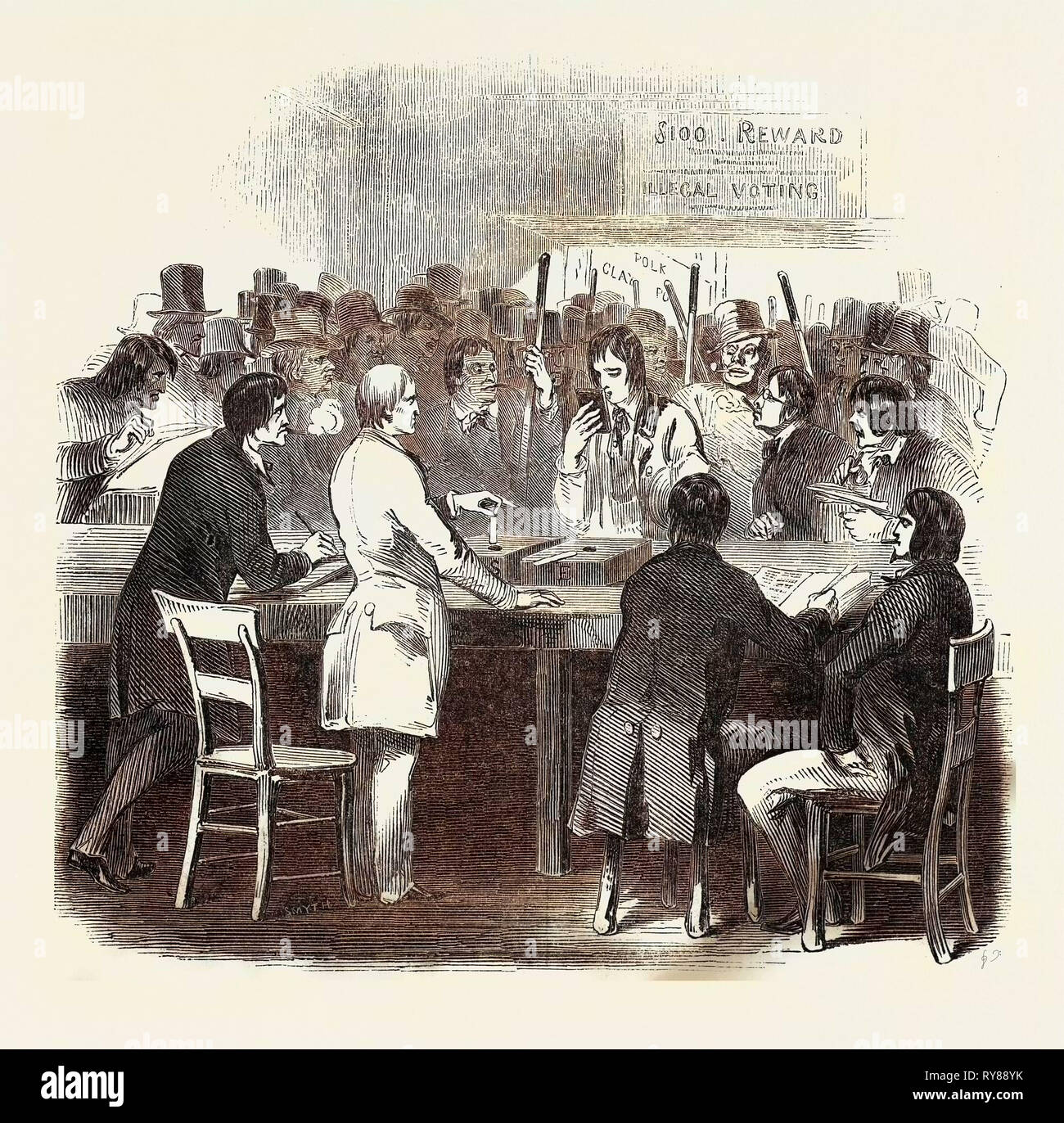 Balloting for President Stock Photo - Alamy