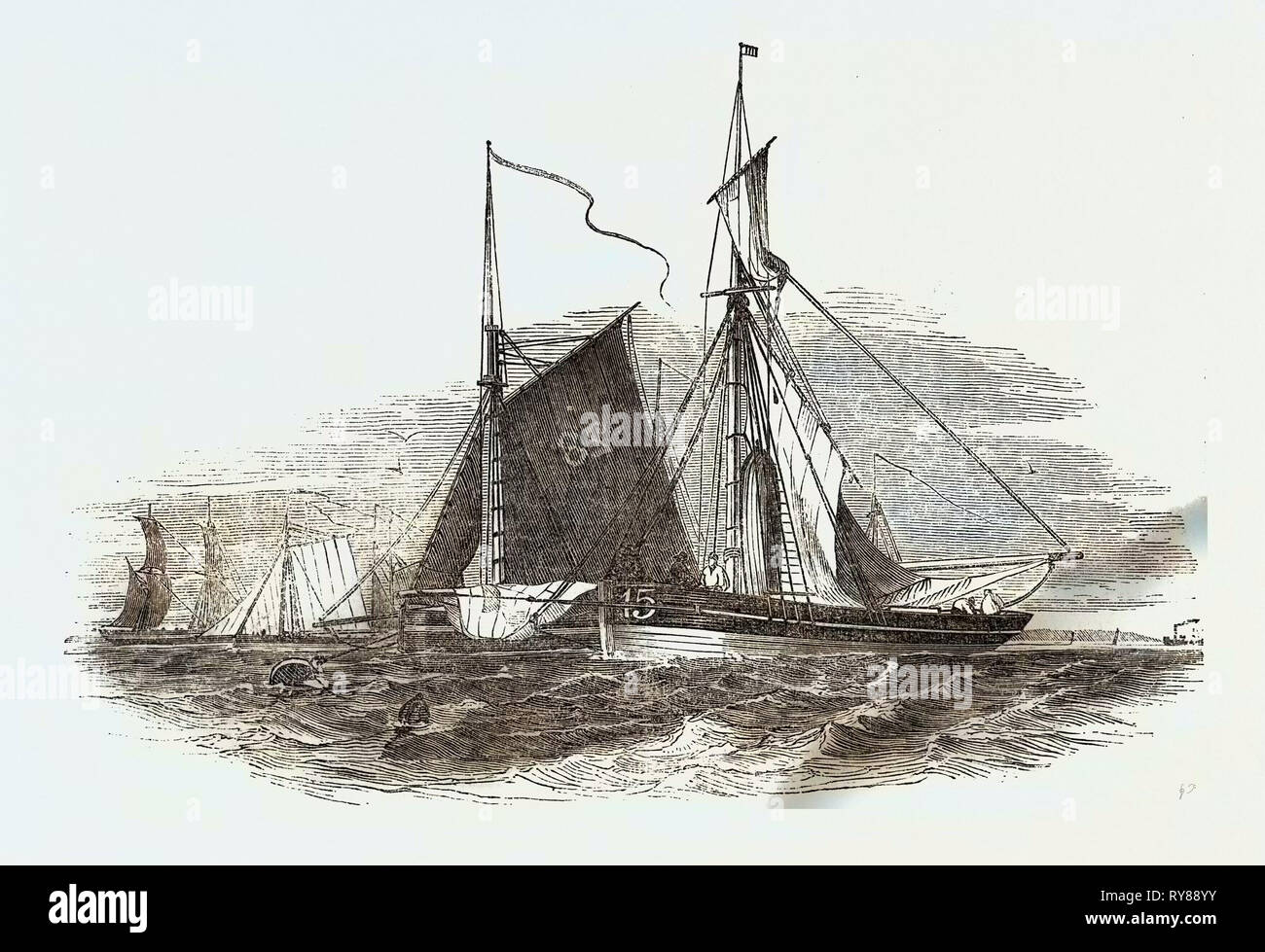 Victorian fishing boats hi-res stock photography and images - Alamy