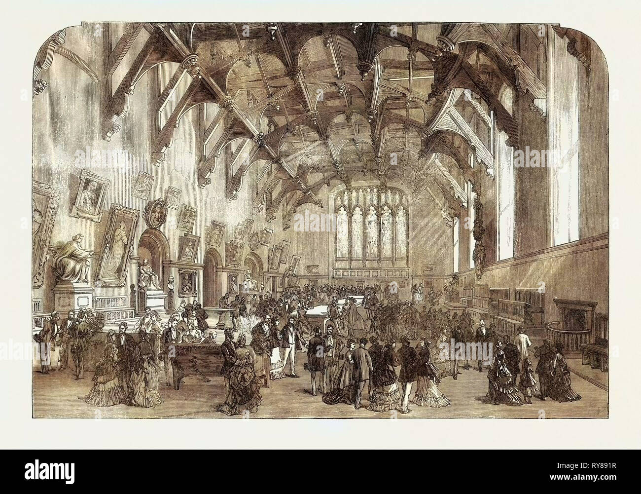 The British Association at Edinburgh: The Great Hall of the Parliament ...