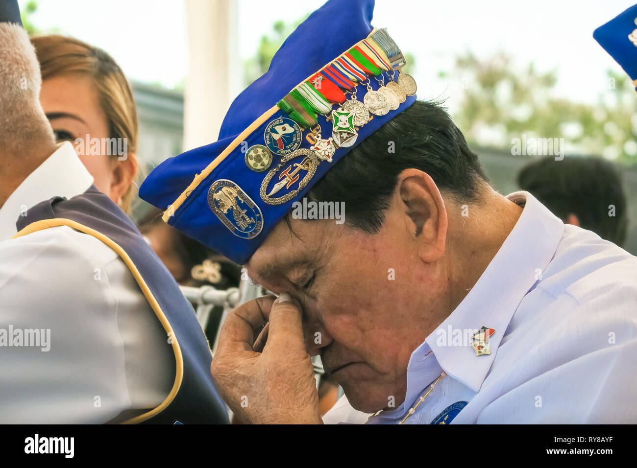 Decorated WWII Veteran in tears at 74th Bataan Day Anniversary - Capas ...