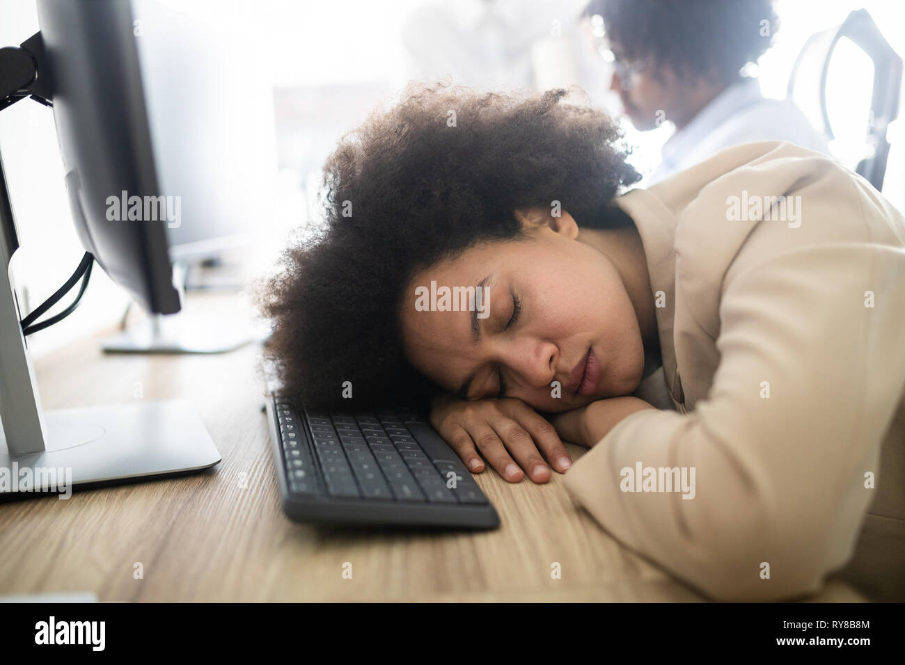 Exhausted work hi-res stock photography and images - Alamy