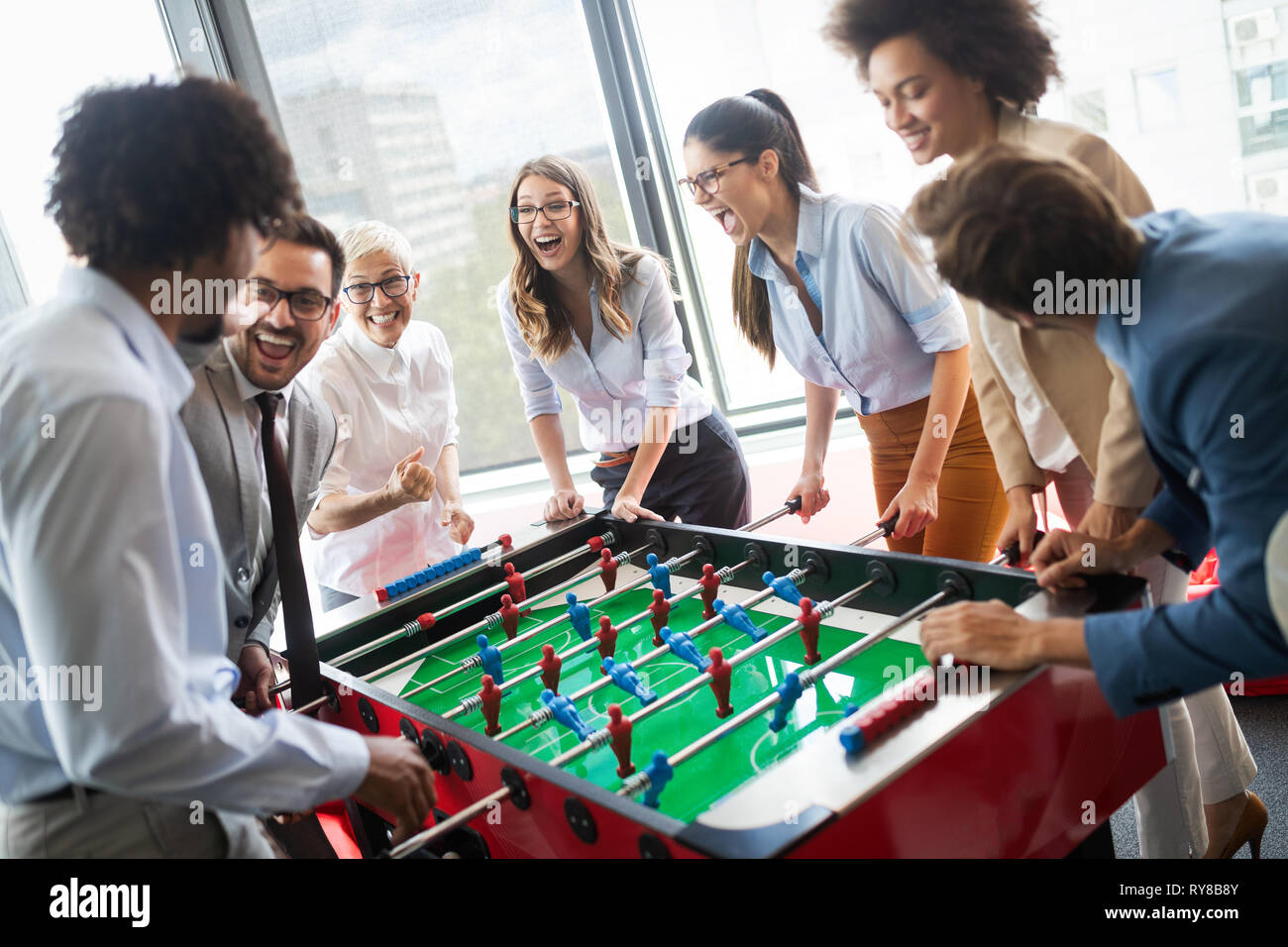 Football together hi-res stock photography and images - Alamy