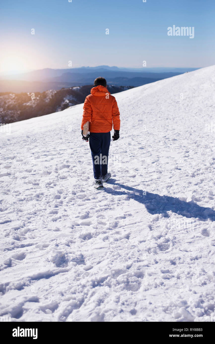 Snowboard view hi-res stock photography and images - Alamy