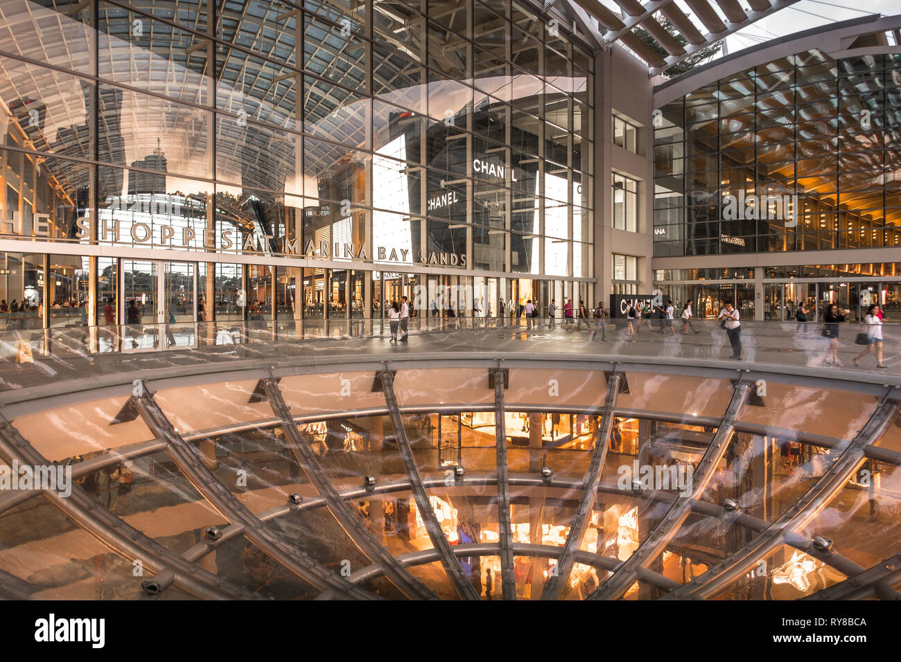 View above and below ground at The Shoppes, one of the city's premiere ...