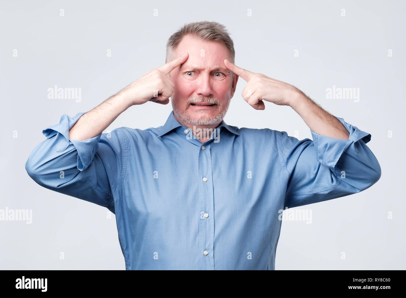 Person Remembering Something