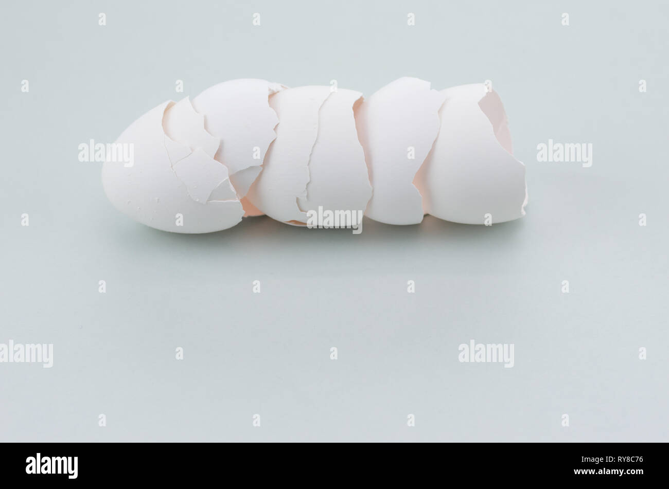 white empty broken egg shells Stock Photo - Alamy
