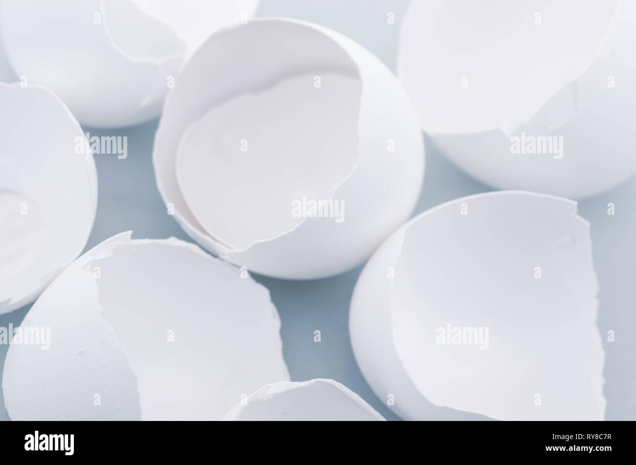 white empty broken egg shells Stock Photo - Alamy