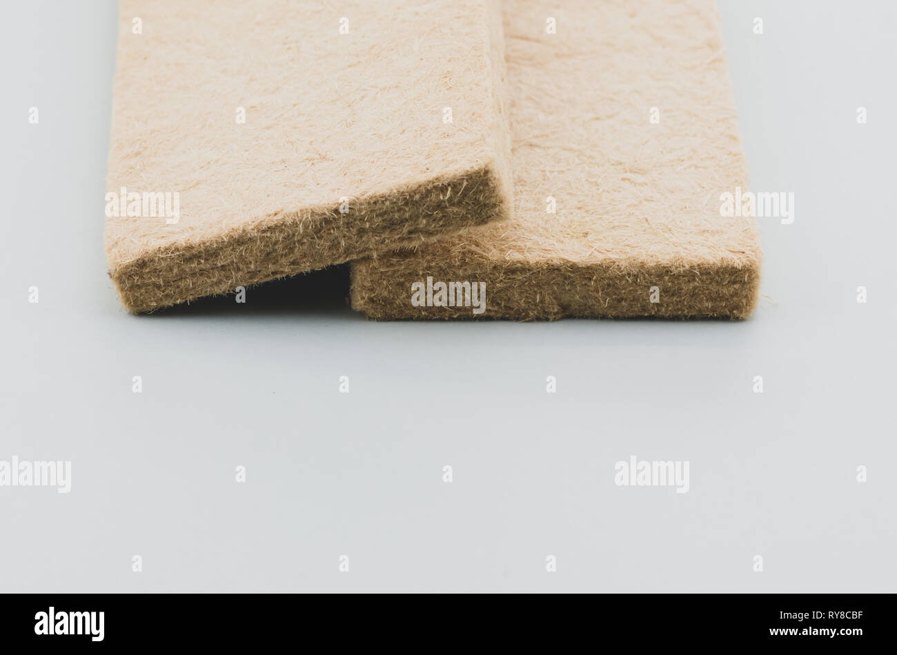 natural fibers wall insulating materials - hemp fiber panel Stock Photo ...