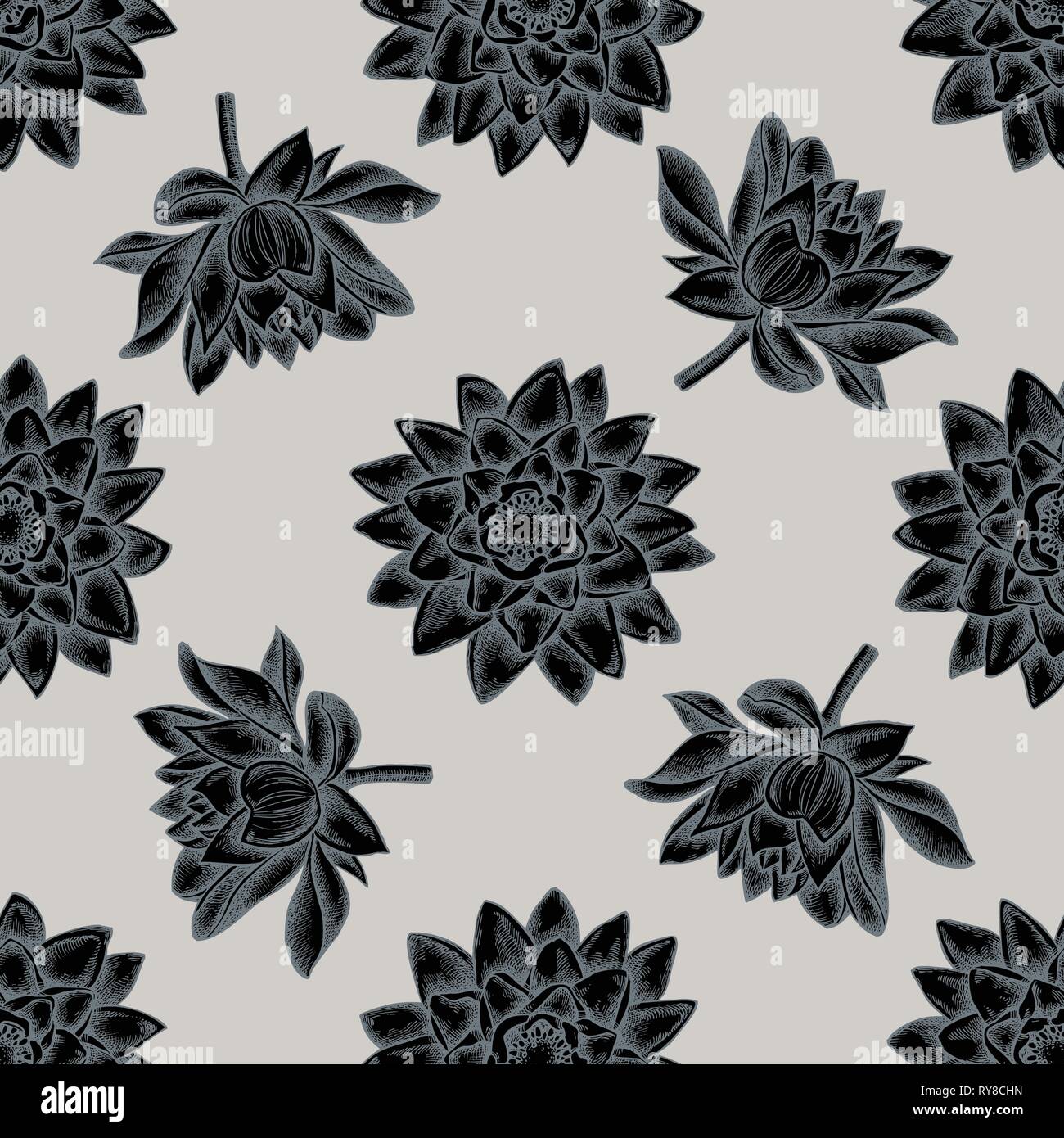 Inverted lotus flower Stock Vector Images - Alamy