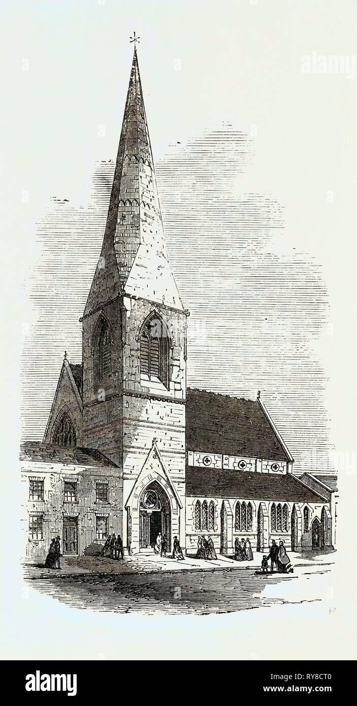 St. John the Evangelist St. George's-in-the-East London 1869 UK Stock ...