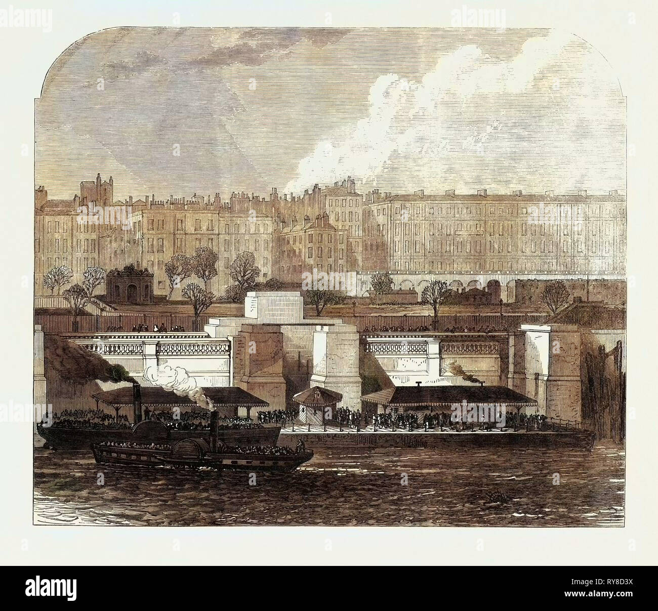 History thames embankment hi-res stock photography and images - Alamy