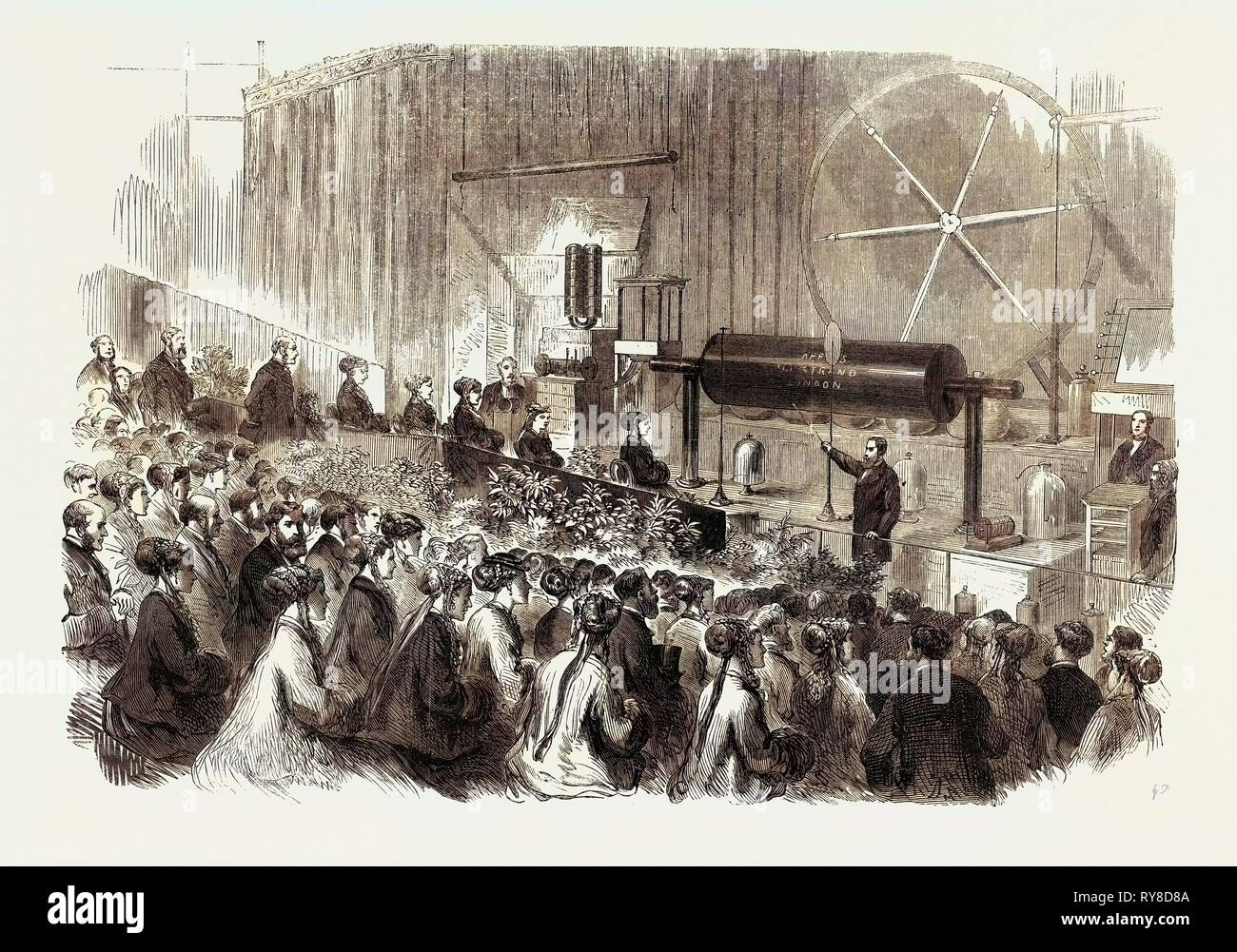 The Great Electric Induction Coil at the Polytechnic Institution 1869 ...