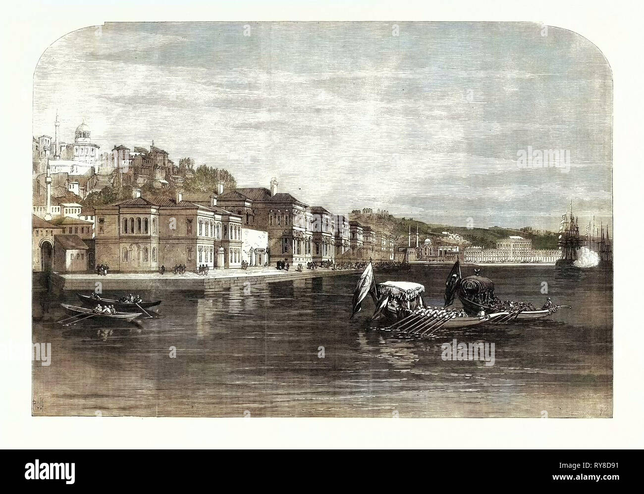 The Salih Bazaar Palace Constantinople Lately Occupied by the Prince ...