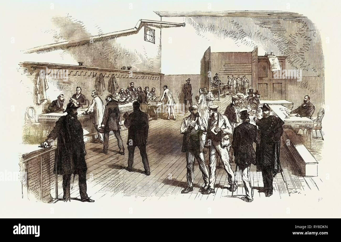 The Elections in France: Electors Receiving Their Voting-Cards at the ...