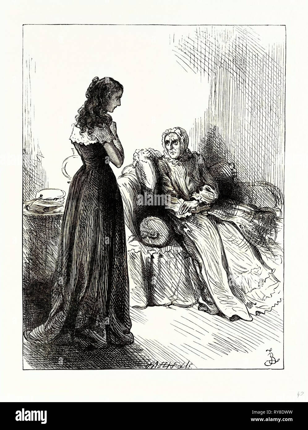 Charles Dickens Dombey and Son. a Child ! Said Edith Looking at Her ...