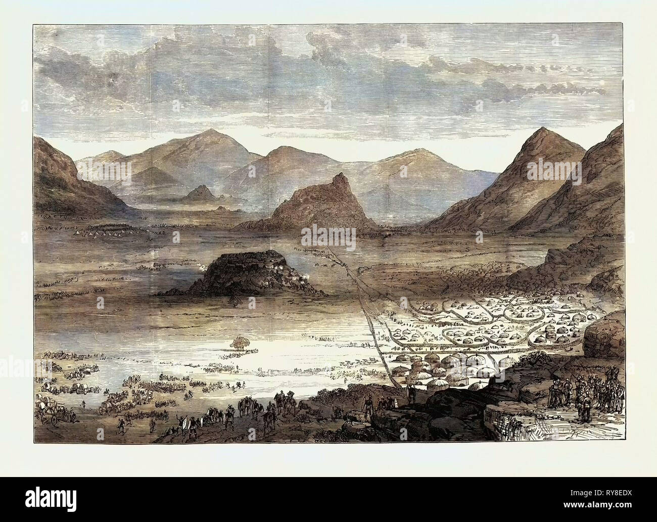Secokuni's Town in the Transvaal from the Heights Occupied by the 94th ...