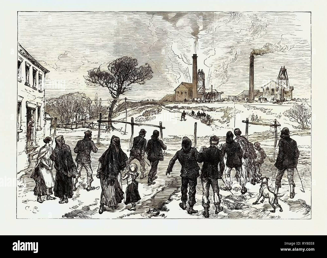 The Leycett Colliery Disaster Near Newcastle-Under-Lyne: The Explosion ...